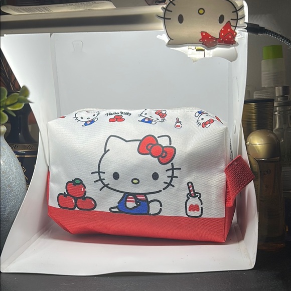 Hello Kitty | Bags | Hello Kitty Red And White Makeup Pouch | Poshmark